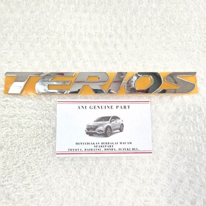 Logo Emblem Tulisan Terios 2018-2020 ORIGINAL | Lazada Indonesia