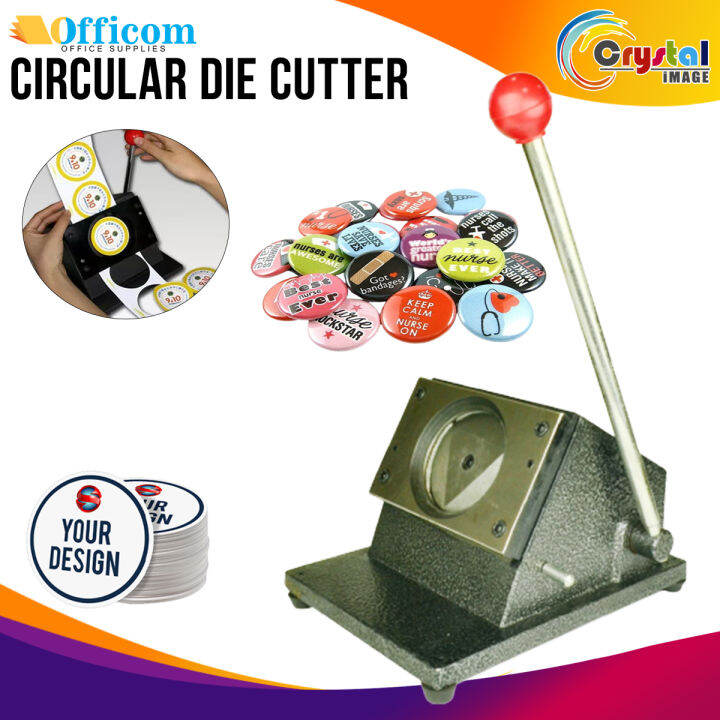 Officom PVC Circular ID Card Puncher Die Puncher | Lazada PH