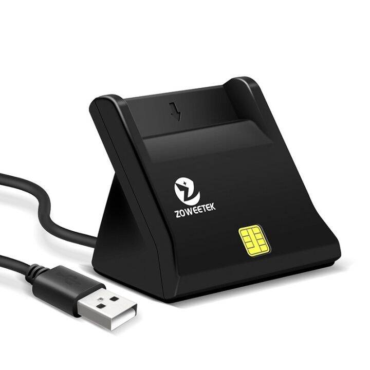 Zoweetek ZW-12026-3 EMV USB 2.0 ISO 7816เครื่องอ่าน IC สมาร์ทการ์ด ...