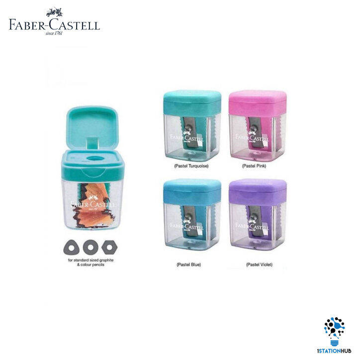 Faber Castell Mini Sharpener - Pastel Colour | Home Office School ...