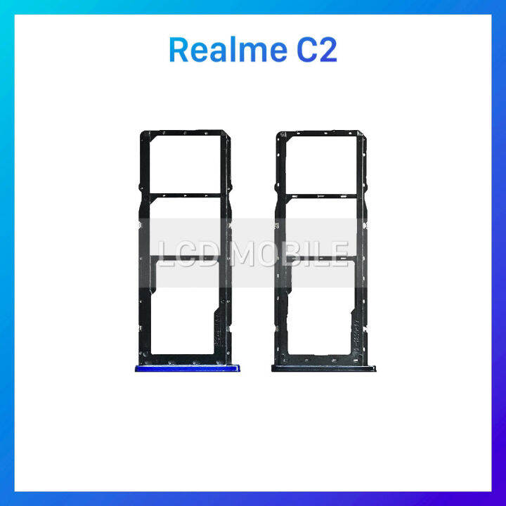 ถาดใส่ซิมการ์ด Realme C2 SIM Cards Tray LCD Mobile | Lazada.co.th
