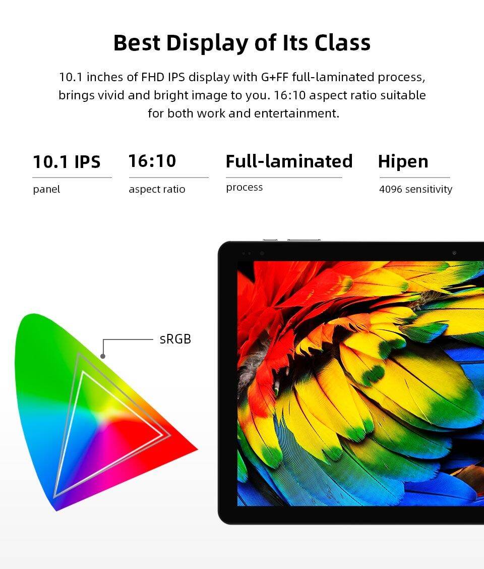 CHUWI Hi10 X 10.1 Inch FHD Screen Intel Celeron Quad Core 6GB RAM 128GB ROM Windows Tablets Dual ...