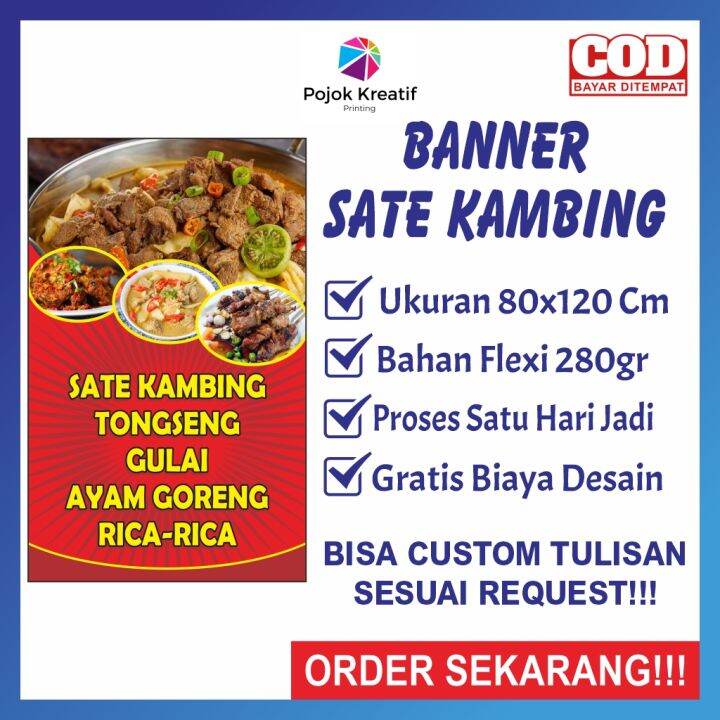 Banner Bener Baner Benner Spanduk Sepanduk Backdrop Usaha Warung Makan ...