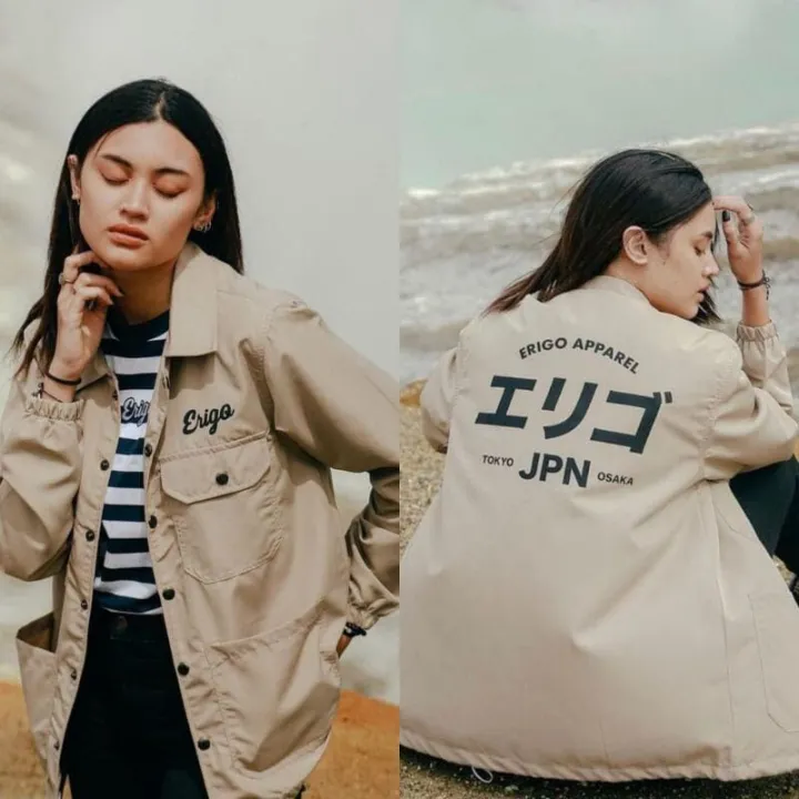 JAKET COACH ERIGO PREMIUM - JAKET ERIGO BAHAN PARSUT JPN GOOD QUALITY ...