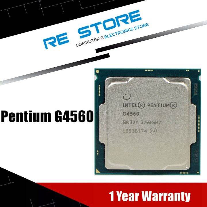 1ใช้ Intel Pentium G4560 Processor 3MB แคช3.50Ghz LGA 1151 Dual Core เดสก์ท็อปพีซี CPU | Lazada ...