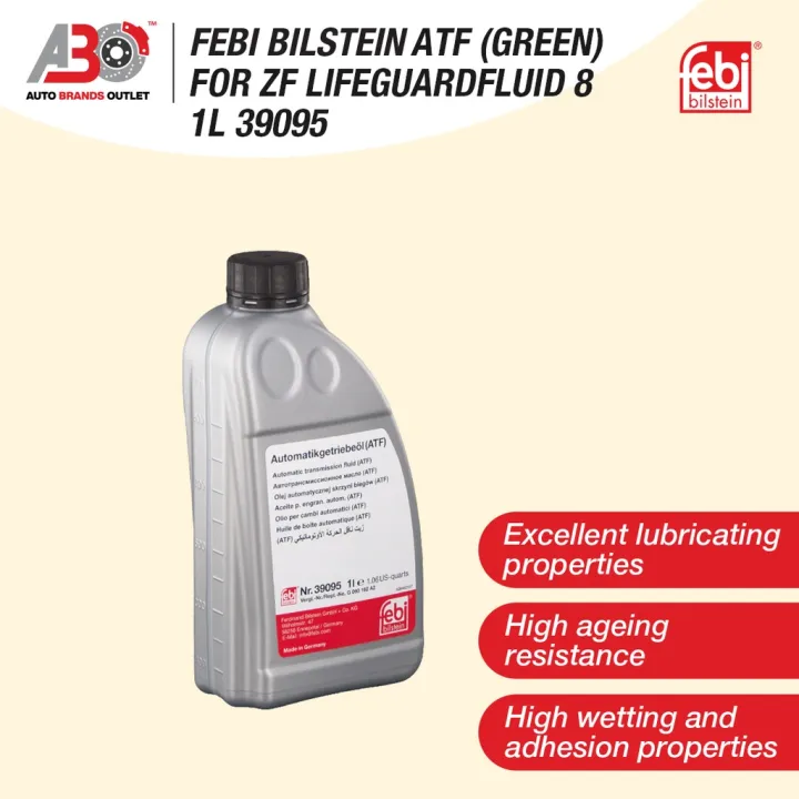 Febi Bilstein 39095 ATF For ZF Lifeguardfluid 8L- (Green) 1L | Lazada