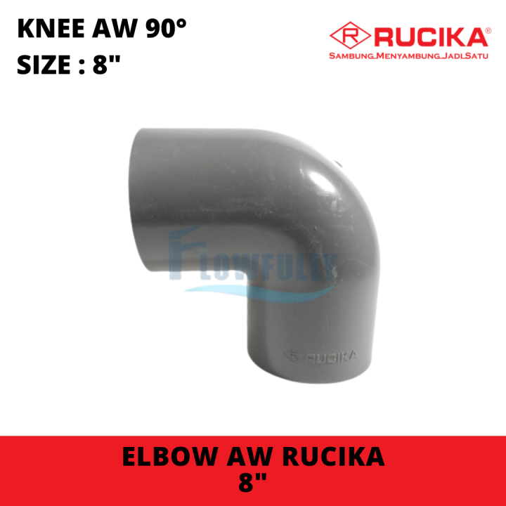 ELBOW AW 8 inch RUCIKA KNEE KNIE TS 8" TEBAL 90° PVC | Lazada Indonesia