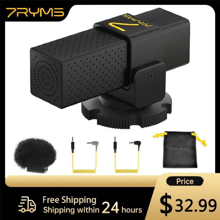 Original 7RYMS Minbo Mini Camera Microphone For DSLR Cameras, Osmo ...