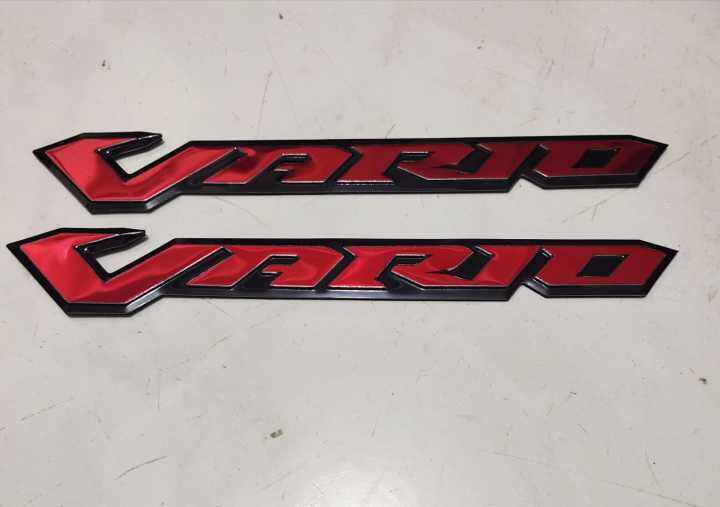 EMBLEM VARIO LOGO MOTOR VARIO EMBLEM TIMBUL VARIO 3D EMBLEM VARIO 3D ...
