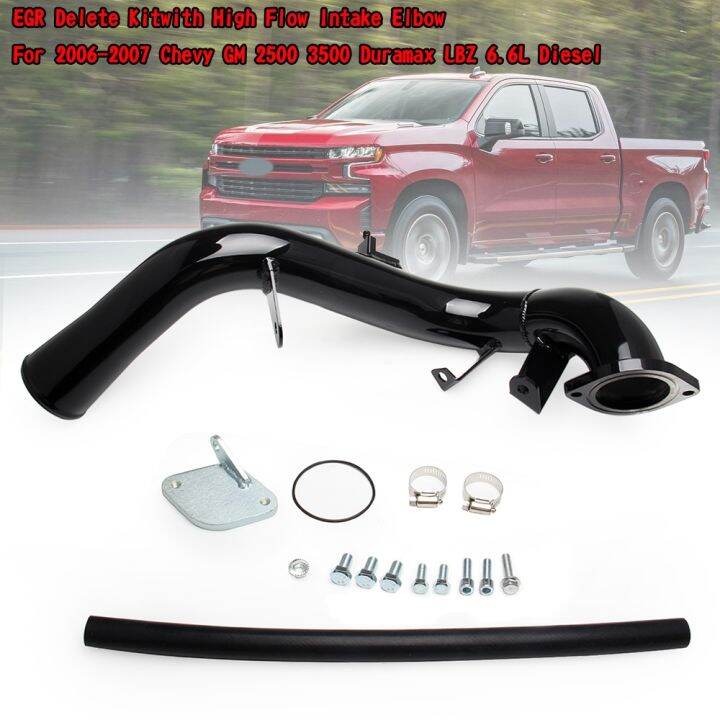 TopTeng EGR Delete Kit with High Flow Intake Elbow For Chevy GM 2500 ...
