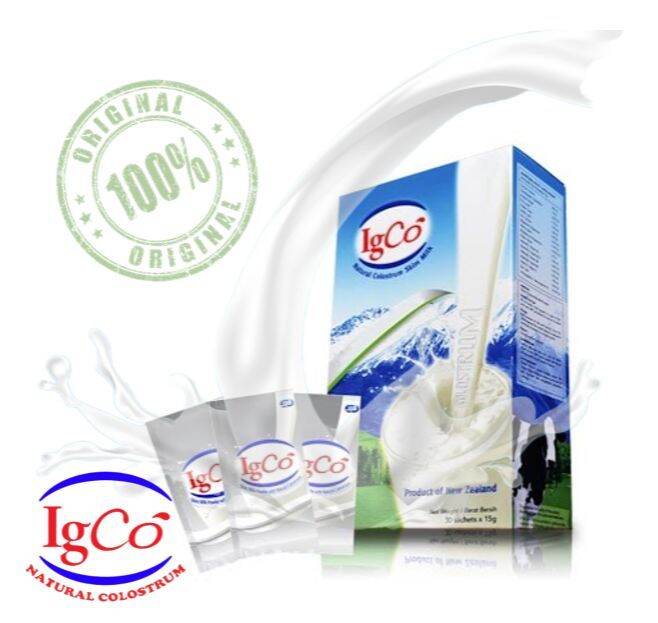 IgCo Skim Milk Powder with Natural Colostrum (30 x 15g) | Lazada PH