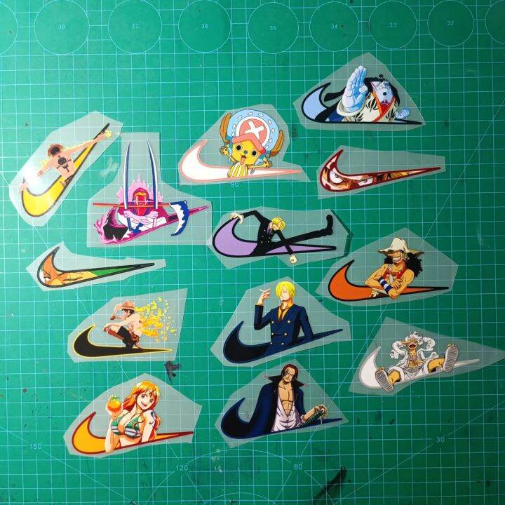DIY Sticker Baju Anime Swoosh (One Piece) Iron On / Heat Press | Lazada