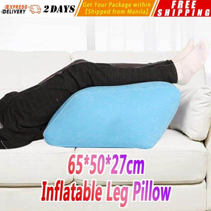 Leg Ramp Inflatable Leg Pillow Wedge Pillow Elevates Legs and Feet for ...