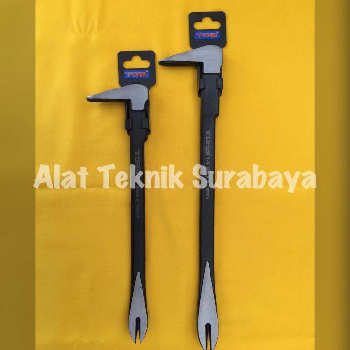 CABUT PAKU TORA 12" INCH / CLAW BAR LINGGIS / TANG ALAT PENCABUT PAKU ...