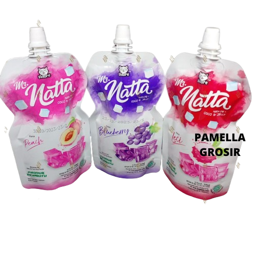 MR. NATA 126ML MINUMAN JELLY ANEKA RASA (LECI,PEACH,BLUEBERRY) MINUMAN ...