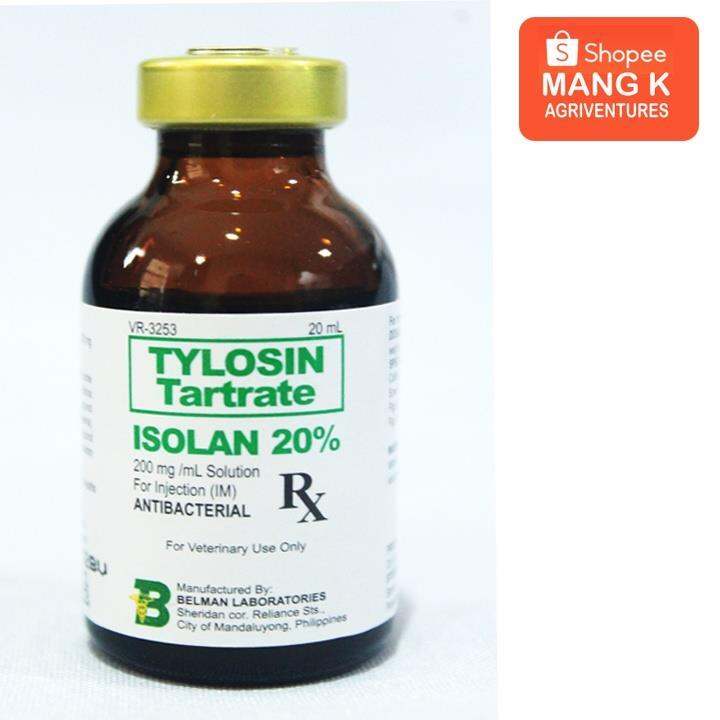 Tylosin Tartrate ISOLAN 20 20mL | Lazada PH