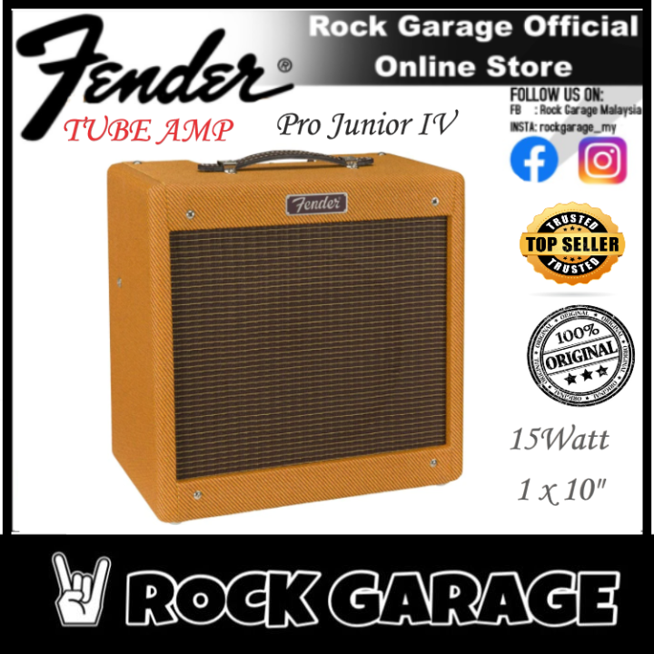 Fender Pro Junior IV Guitar Combo Tube Amplifier, Lacquered Tweed (Pro ...