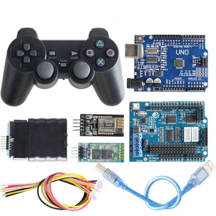 Wifi/Bluetooth/Handle Control Kit 16-Channel Servo & 4-Channel Motor ...