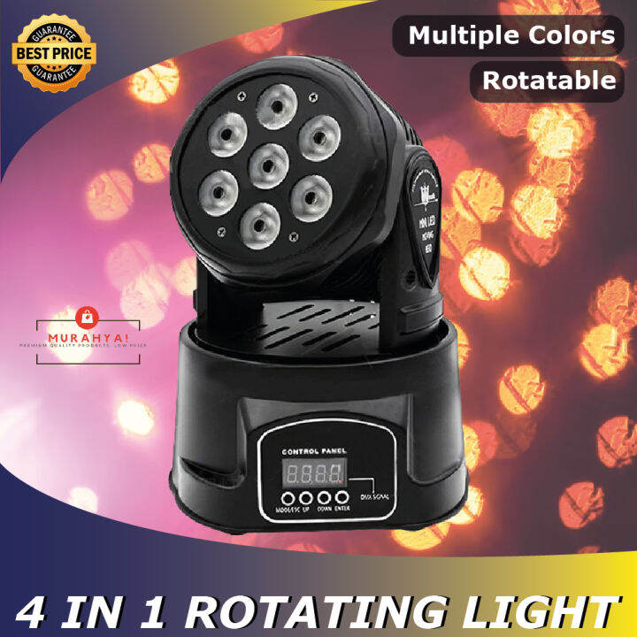 Moving LED Beam Light Stage RGBW Spotlight Moving Head Party LED ...