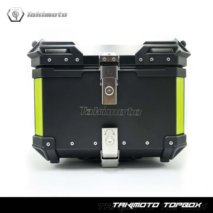 Takimoto Alloy Top Box Aluminum 45L for Click Aerox NMAX 2020 Sniper ...