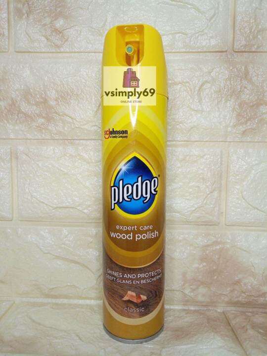 Pledge Classic Wood Furniture Polish (250 mL) | Lazada PH