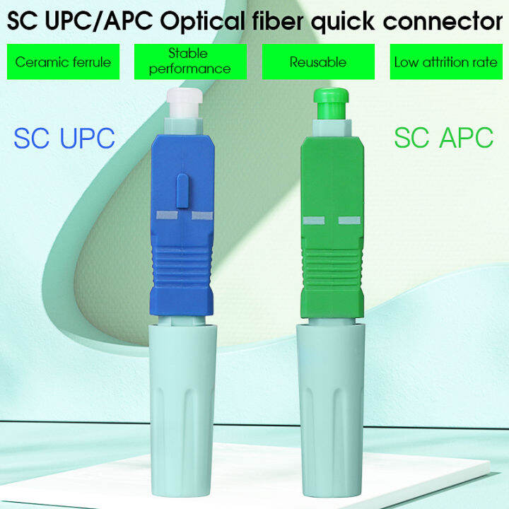COMPTYCO SC APC SM Single-Mode Optical Connector FTTH Tool Cold Connector Tool SC UPC Fiber ...