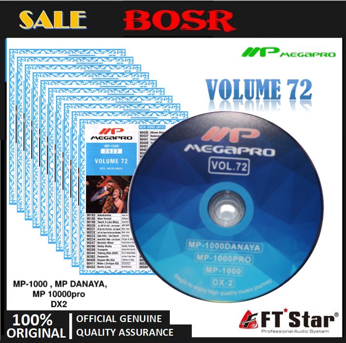 Megapro MP1000 MP1000pro Danaya cd vol 72(original) | Lazada PH