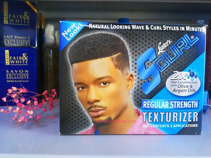 Luster 's Scurl Texturizer Regular Strength American men curly hair ...