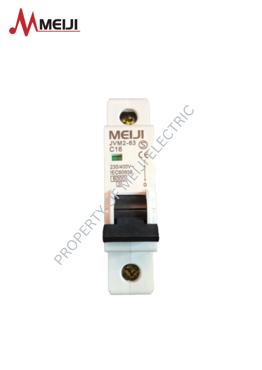 Meiji Miniature Circuit Breaker 1 Pole 16Ampere [JVM2-63-1P-16A ...