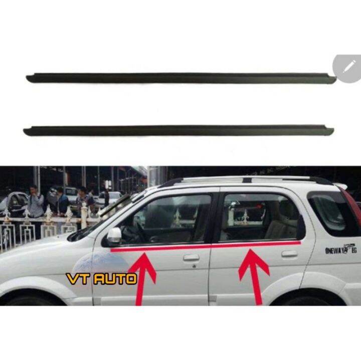 PERODUA KEMBARA DOOR GLASS OUTER INNER MOULDING / GETAH LUAR CERMIN ...