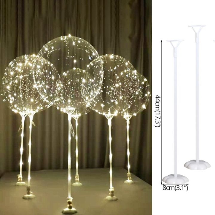 Clear Transparent LED Bobo Balloon Sticks Balloons Stand Balons Support ...