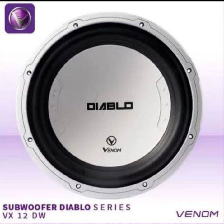 subwoofer pasif 12 venom diablo vx12dw putih | Lazada Indonesia