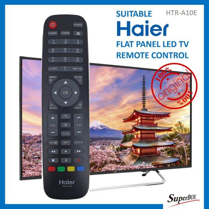 **Original** Haier Flat Panel Smart LED TV Remote Control HTR-A10E ...
