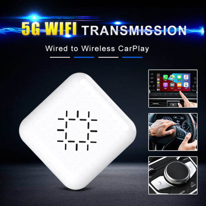 Wireless CarPlay Adapter แบบมีสายไปยัง Wireless CarPlay Dongle Mini Box CarlinKit Wireless ...