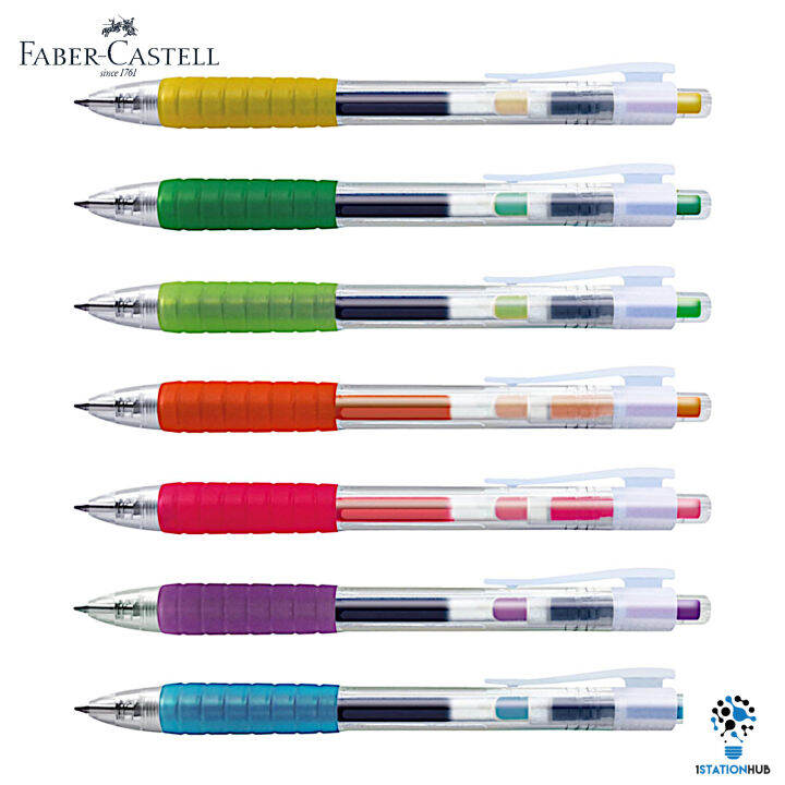 Faber Castell Fast Gel Roller Pen 0.7mm | Colour Ink Pens | Home Office ...