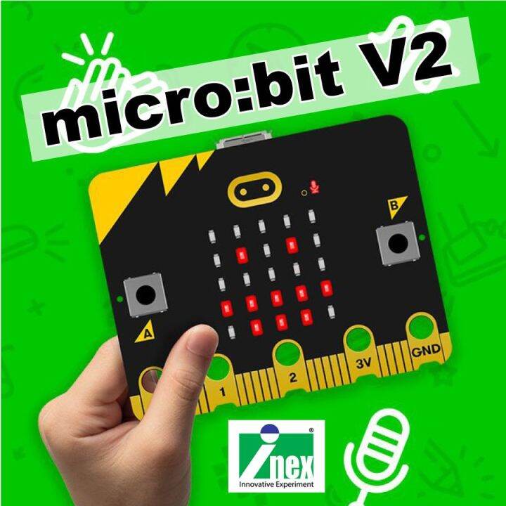 INEX microbit V2.0 ไมโครบิต Official BBC microbit Codingmicrobitstemmakecode | Lazada.co.th