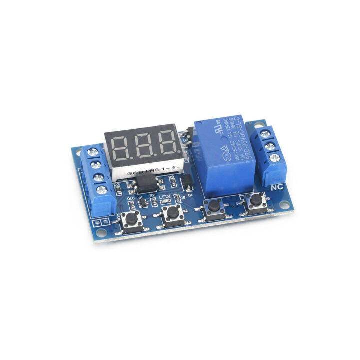 6-30V Relay Module Switch Trigger Time Delay Relay Circuit Timer Cycle Adjustable Trigger OFF/ON ...