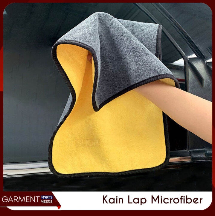 Kain Lap Mobil Microfiber Serbaguna Motor Wipe Cloth Lembut Tebal Warna ...