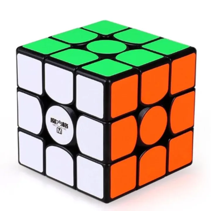 QiYi MoFangGe Wuwei 3x3x3 Magnetic Speed Rubik's Cube Black Body ...