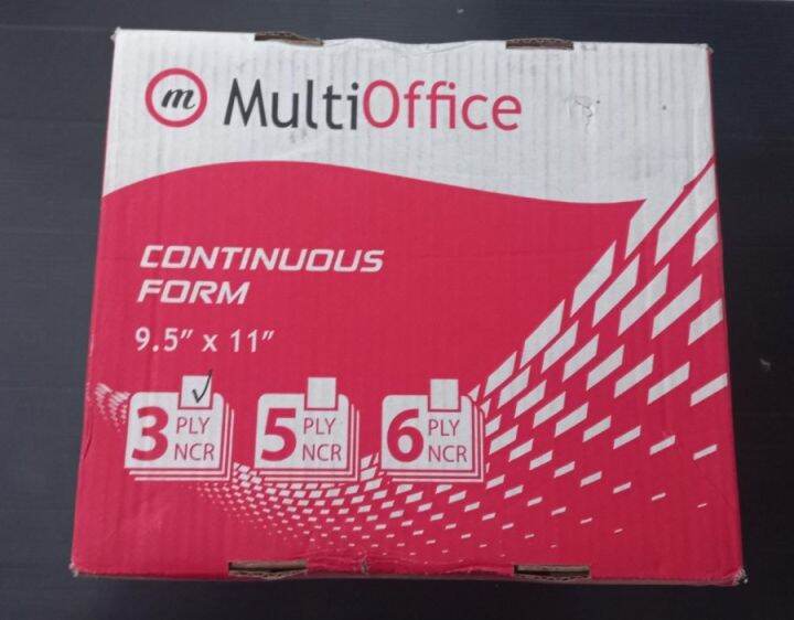 Continuous Form 3 ply PRS Multi Office ( Bagi 2 ) 9.5" x 11" l 1000set ...