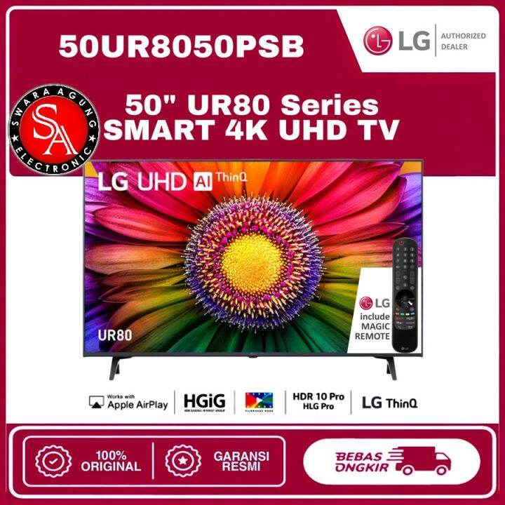 Led UHD 4K Smart TV 50 Inch THINQ AI LG Type : 50UR8050 (Khusus Medan) | Lazada Indonesia