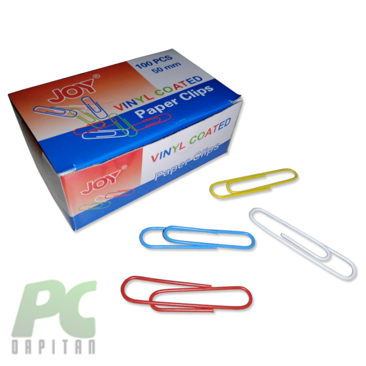 Paper Clips Vinyl Coated Big 50mm [Approximately 100 Pieces/Box ...