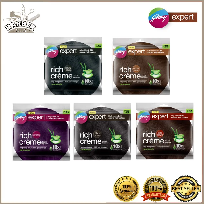 Godrej Expert Rich Crème (20ml) Hair Colour Dye | Lazada