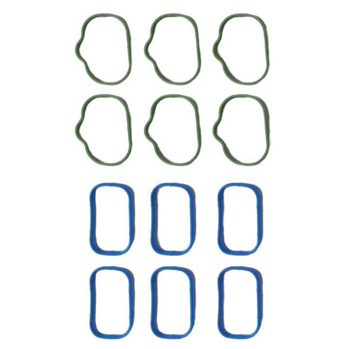 Engine Oil Cooler Filter Intake Manifold Upper and Lower Gasket Set for ...