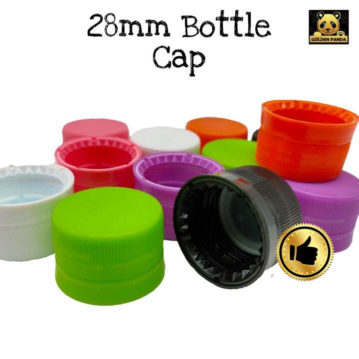 High quality grade mineral cap/colourful plastic bottle lock caps/28mm ...