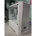YGT B700 Mesh All White Tempered Glass Gaming Case | Lazada PH