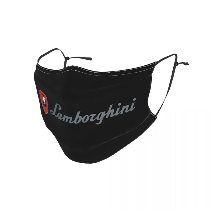 Lamborghini Logo (2) Adults Cool Dust Proof Face mask1 Breathing Fancy ...