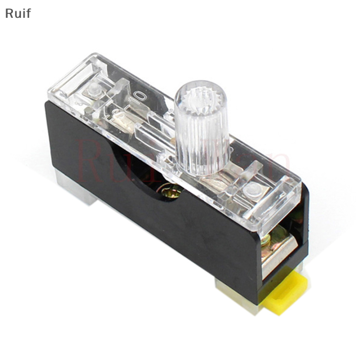 Ruif Single And Double Rail Card Fuse Holder Fs-101 102 103 With Lamp 6 ...
