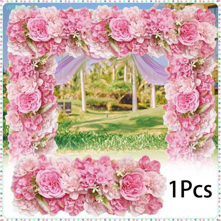 WDWonder Arch Flower Panel Silk Flower Floral Backdrop Arched Door ...
