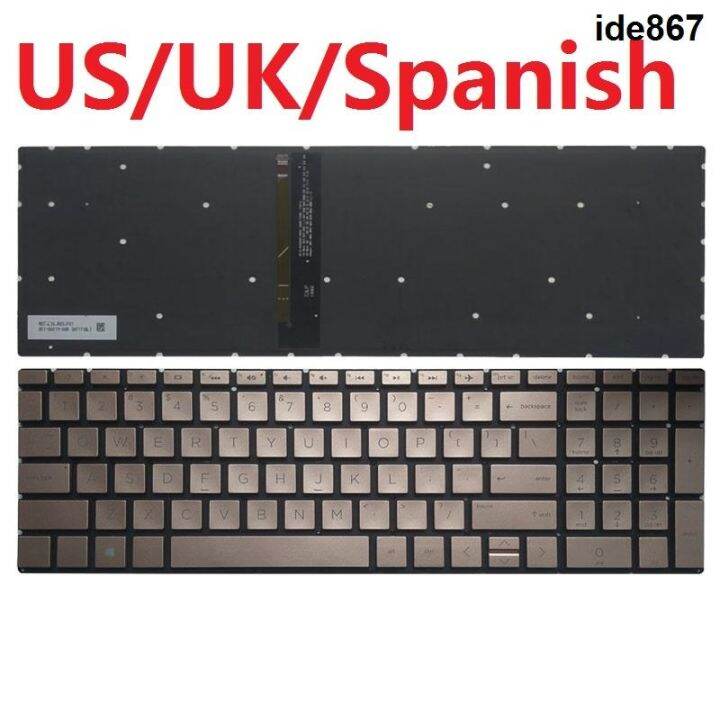 US/UK/SP/Spanish Laptop keyboard For HP 17 BY 17T BY 17 CA 17Z CA 15S ...